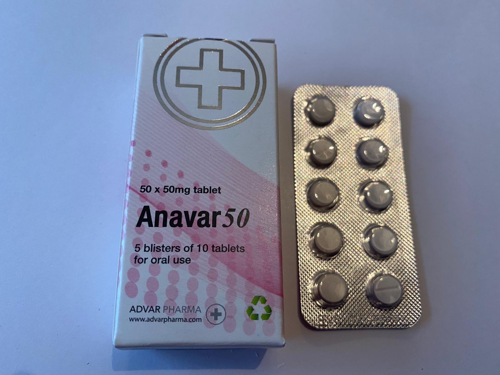 Advar Pharma Anavar 50 - UK Steroids for Sale